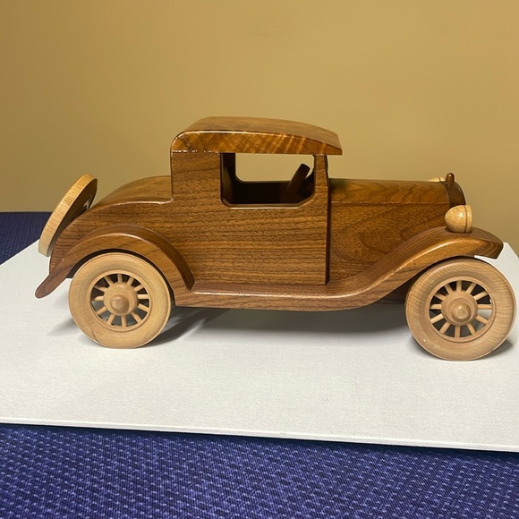 Toys | Natural Walnut Wood Classic Car Schneiders Wood Crafts ...